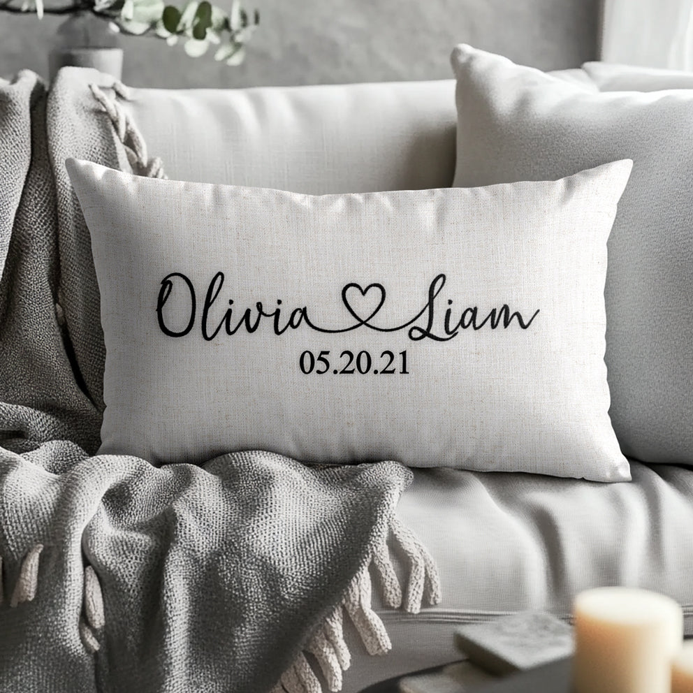 Personalized Lumbar Pillow – Majestic Home